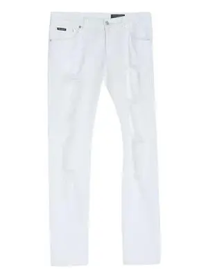 Dolce & Gabbana Tapered Slim Fit Jeans - White