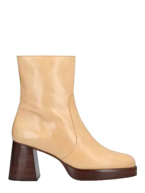 JONAK JONAK Leather Ankle Boots Beige