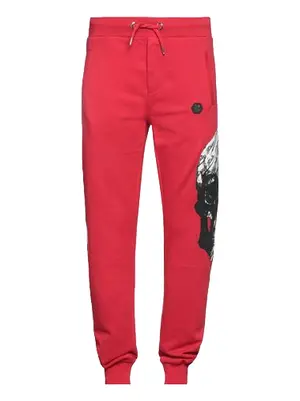Philipp Plein Man Pants Azure Size Xxxl Cotton Red