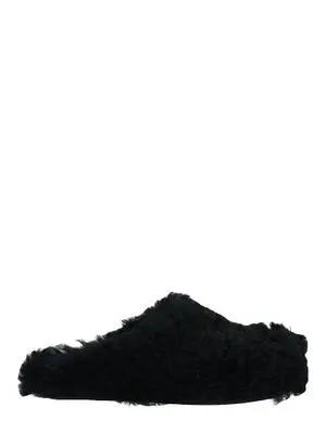 Marni Shearling Mules & Clogs - Black