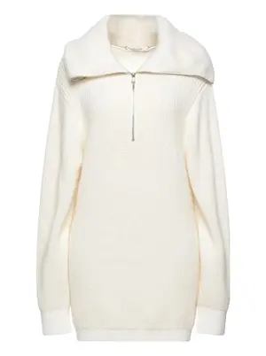 Dorothee Schumacher Knitted Half-Zip Pullover White