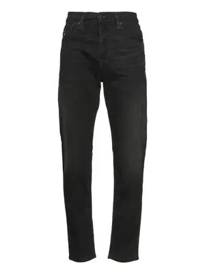 DIESEL Tapered Jeans With Logo Black