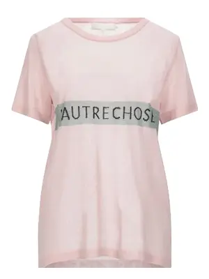 L' AUTRE CHOSE Sweater With Logo Pink