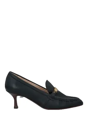 TOD'S TOD'S Leather Loafers With Metal Applications Black