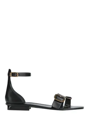 TOD'S Sandals With Appliqués Black