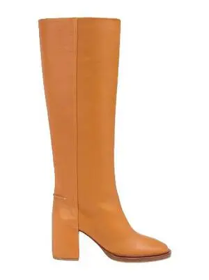 Chloé CHLOÉ Leather Knee High Boots Orange