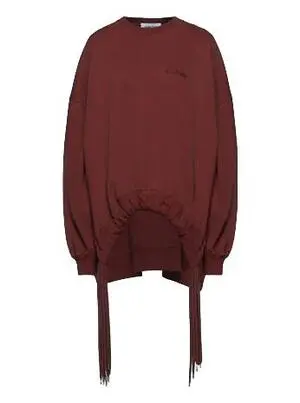 AMBUSH Cotton-blend French Terry Sweatshirt - Brown