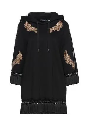 Dolce & Gabbana Sweatshirt With Appliqués - Black