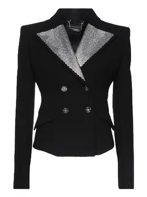 Philipp Plein Embellished Blazer - Black