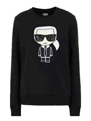 Karl Lagerfeld Ikonik Sweatshirt - Black