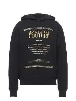 Versace Cotton Fleece Sweatshirt - Black