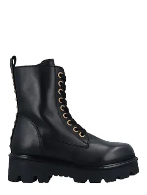 TWINSET TWINSET Leather Ankle Boots Black