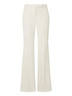 Alexander McQueen Crepe Bootcut Trousers - Ivory