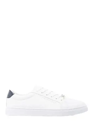 Tommy Hilfiger Logo-plaque Detail Sneakers - White
