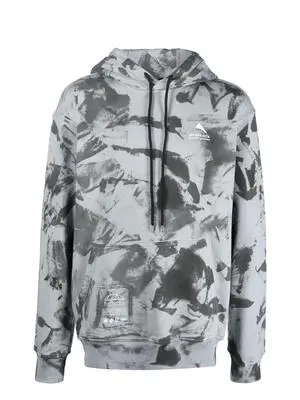 MAUNA KEA Graphic Print Hoodie - Grey