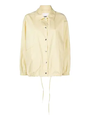 JIL SANDER Jil Sander Logo-Print Shirt Jacket