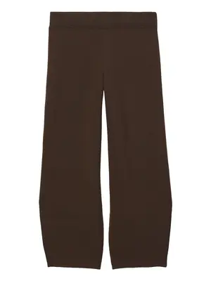 Proenza Schouler White Label Straight-leg Knitted Trousers - Brown