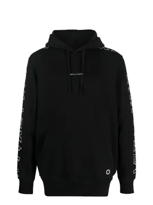 1017 Alyx 9sm Logo-print Hoodie - Black