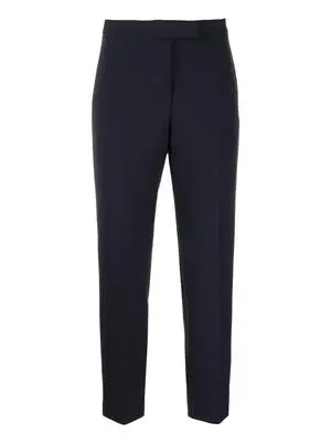 Peserico Mid-rise Slim-cut Trousers - Blue