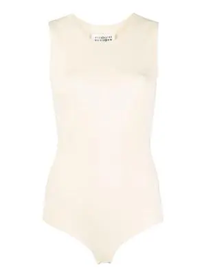 MAISON MARGIELA Round-neck Sleeveless Bodysuit