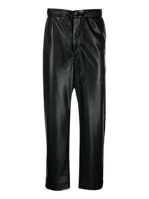 Nanushka Maven Straight-leg Trousers - Black