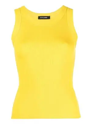 STYLAND Organic-cotton Vest-top - Yellow