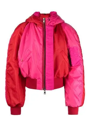 Andersson Bell Kamila Colour-Block Bomber Jacket Pink