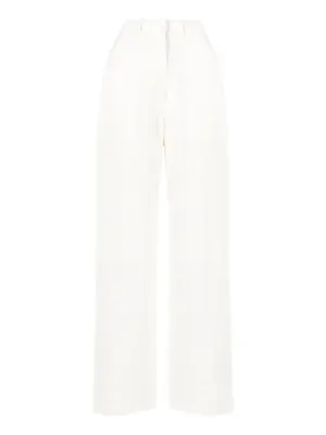 Casablanca Wide-leg Tailored Trousers - Neutrals