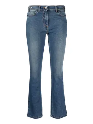 Philosophy Di Lorenzo Serafini Mid-rise Cropped Jeans - Blue