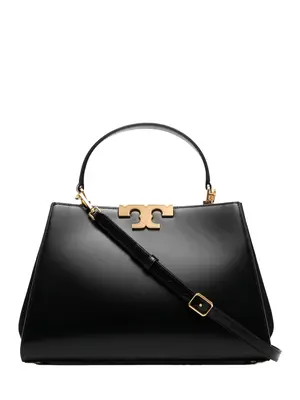 Tory Burch Eleanor Leather Satchel - Black
