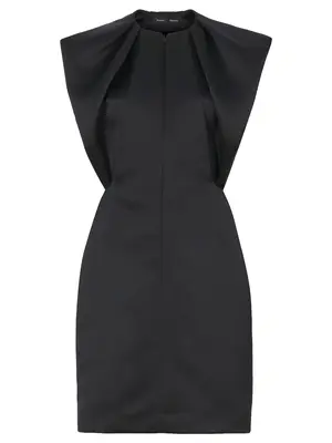 Proenza Schouler Satin Shift Dress - Black