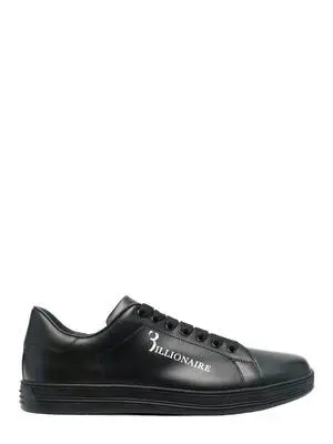 BILLIONAIRE Billionaire Logo-Print Low-Top Sneakers
