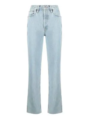 RE/DONE 90s High-rise Straight Jeans - Blue