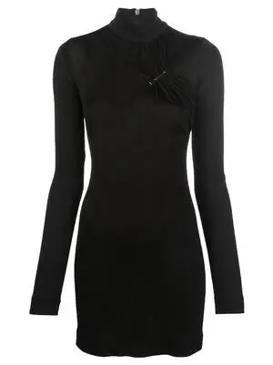 1017 Alyx 9sm High-neck Mini Dress - Black