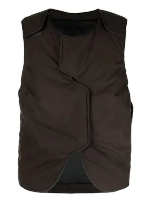 A-COLD-WALL* Form Asymmetric Gilet - Brown