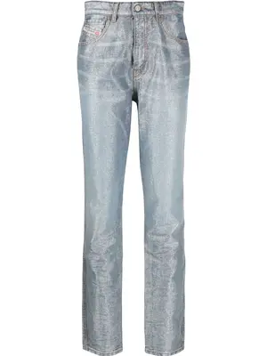 DIESEL® High-rise Slim-fit Jeans - Blue
