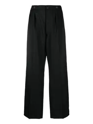 MAISON MARGIELA High-waisted Tailored Trousers - Black