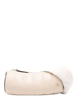 Manu Atelier Quilted Cylinder Shoulder Bag - Neutrals