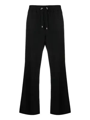 Balmain Wide-leg Trousers - Black