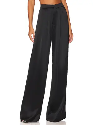 NONCHALANT LABEL Paris Wide Leg Pant - Black