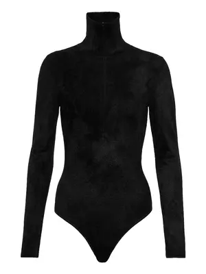 Alaïa Turtleneck Bodysuit - Black