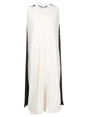 BARUNI Brigitte Dress And Cape Set - White