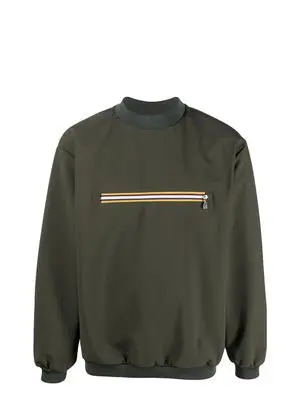 K-WAY Front Zip-pocket Sweatshirt - Green