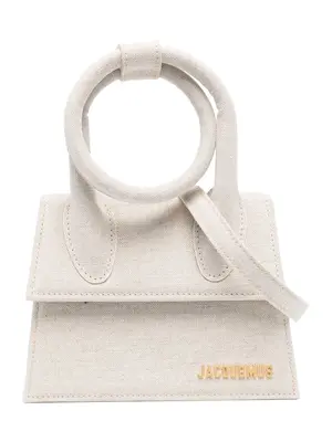 Jacquemus Le Chiquito Noeud Tote Bag - Neutrals
