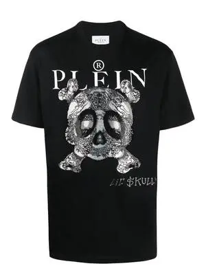 Philipp Plein Monsters Print Logo T-shirt - Black