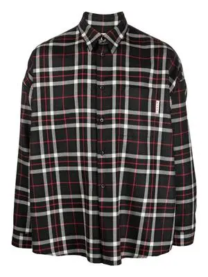 Marni Tartan Button-down Shirt - Grey