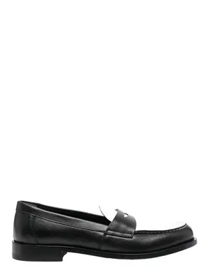 SCAROSSO Two-tone Loafers - Black