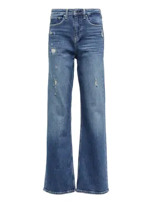 Ag High-rise Boyfriend Jeans - Blue