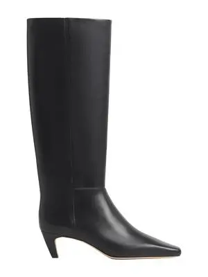 REFORMATION Remy Knee Boot - Black