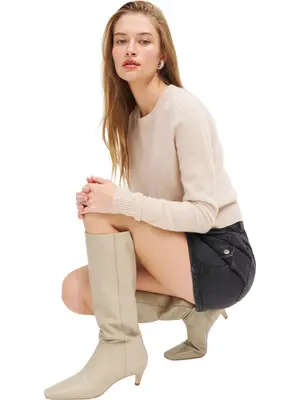 REFORMATION Reformation Remy Knee Boot Fawn